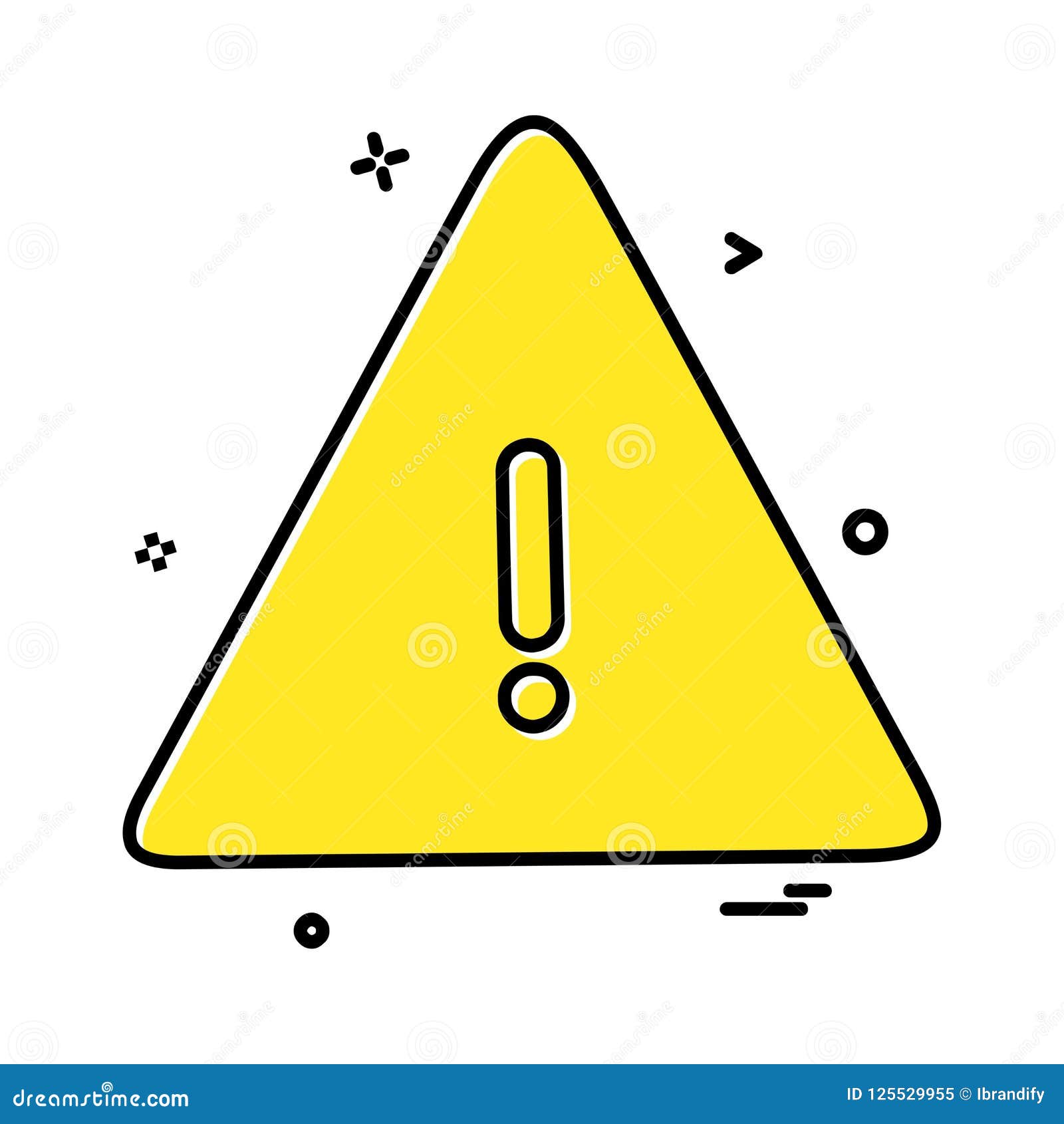 Caution icon design vector stock vector. Illustration of element ...