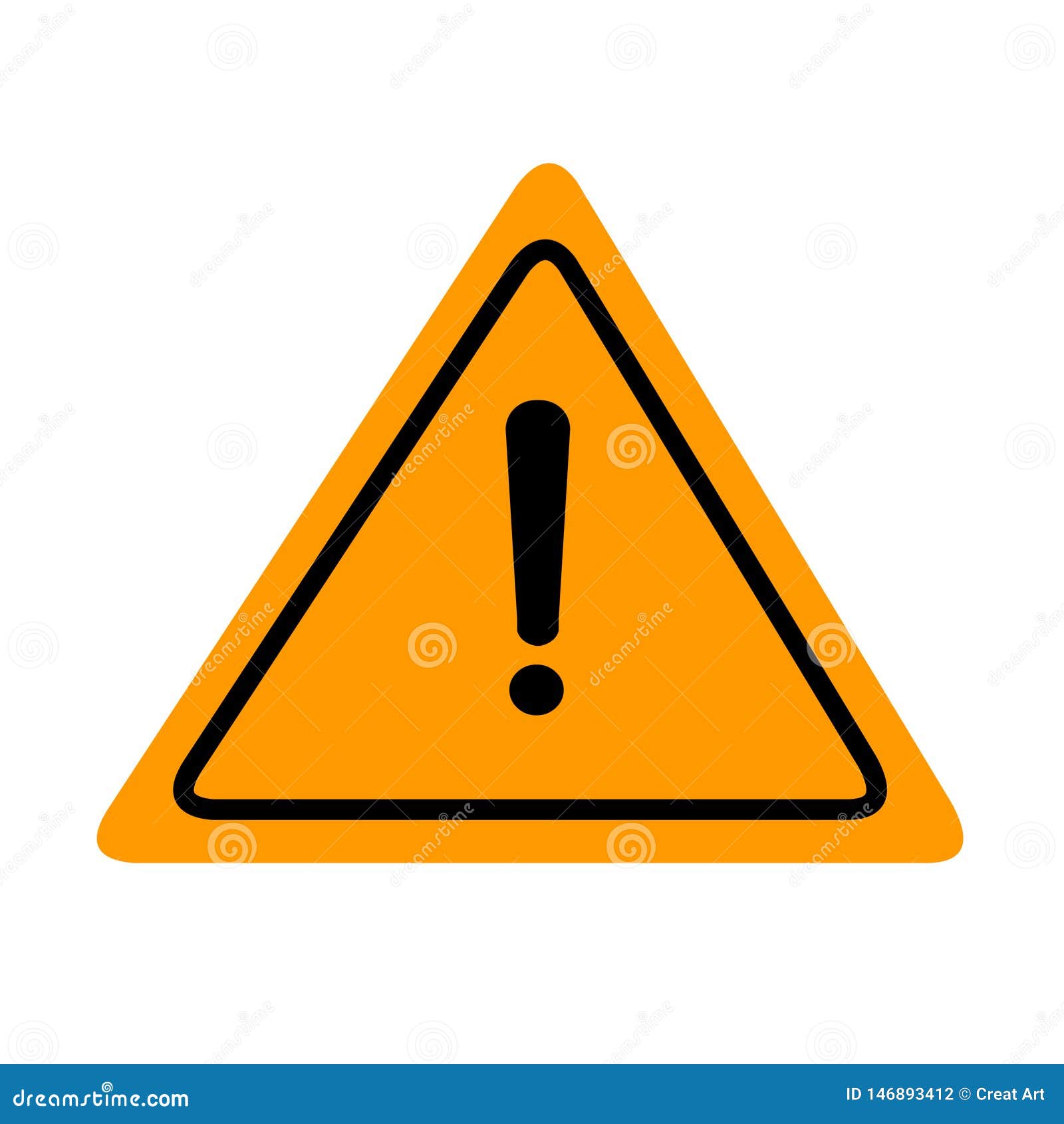 Caution Icon Vector Illustration.Yellow Board Sign Stock Vector ...