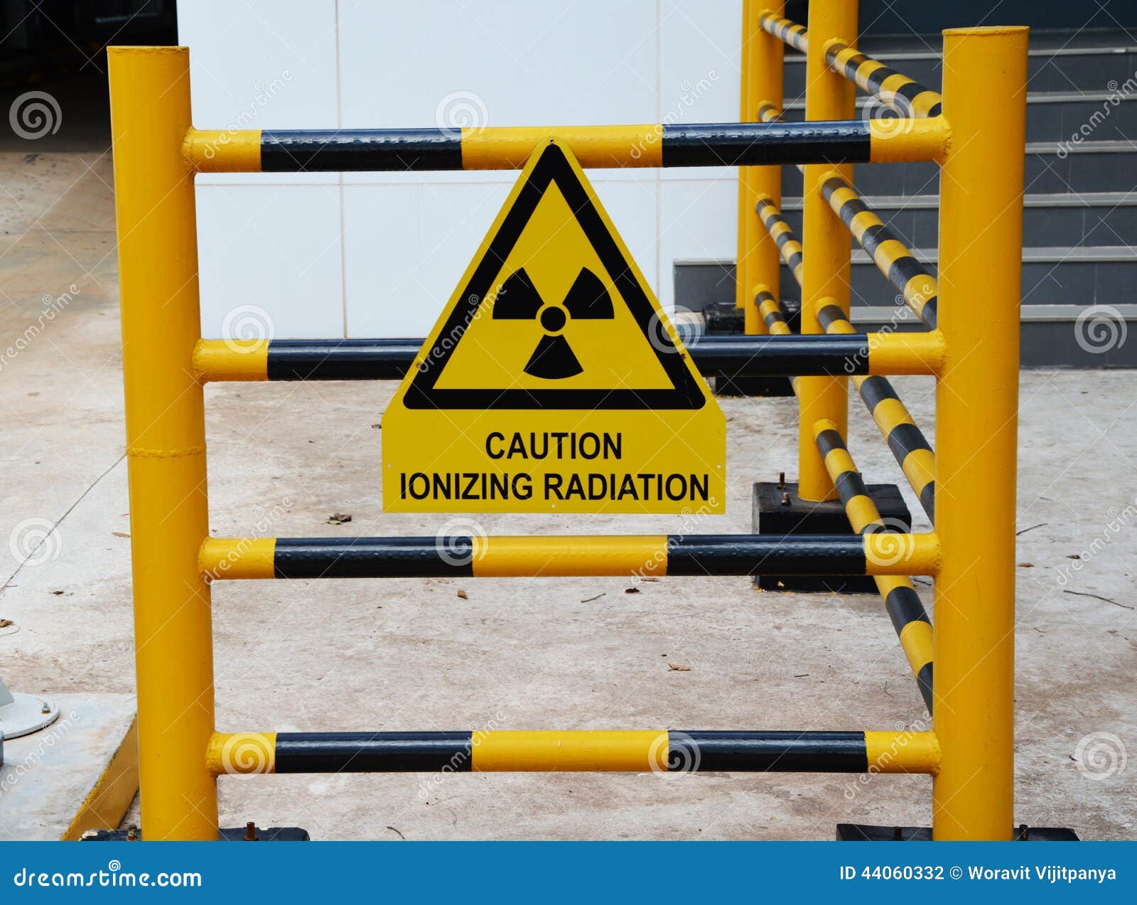 Caution ionizing radiation stock photo. Image of poisonous - 44060332