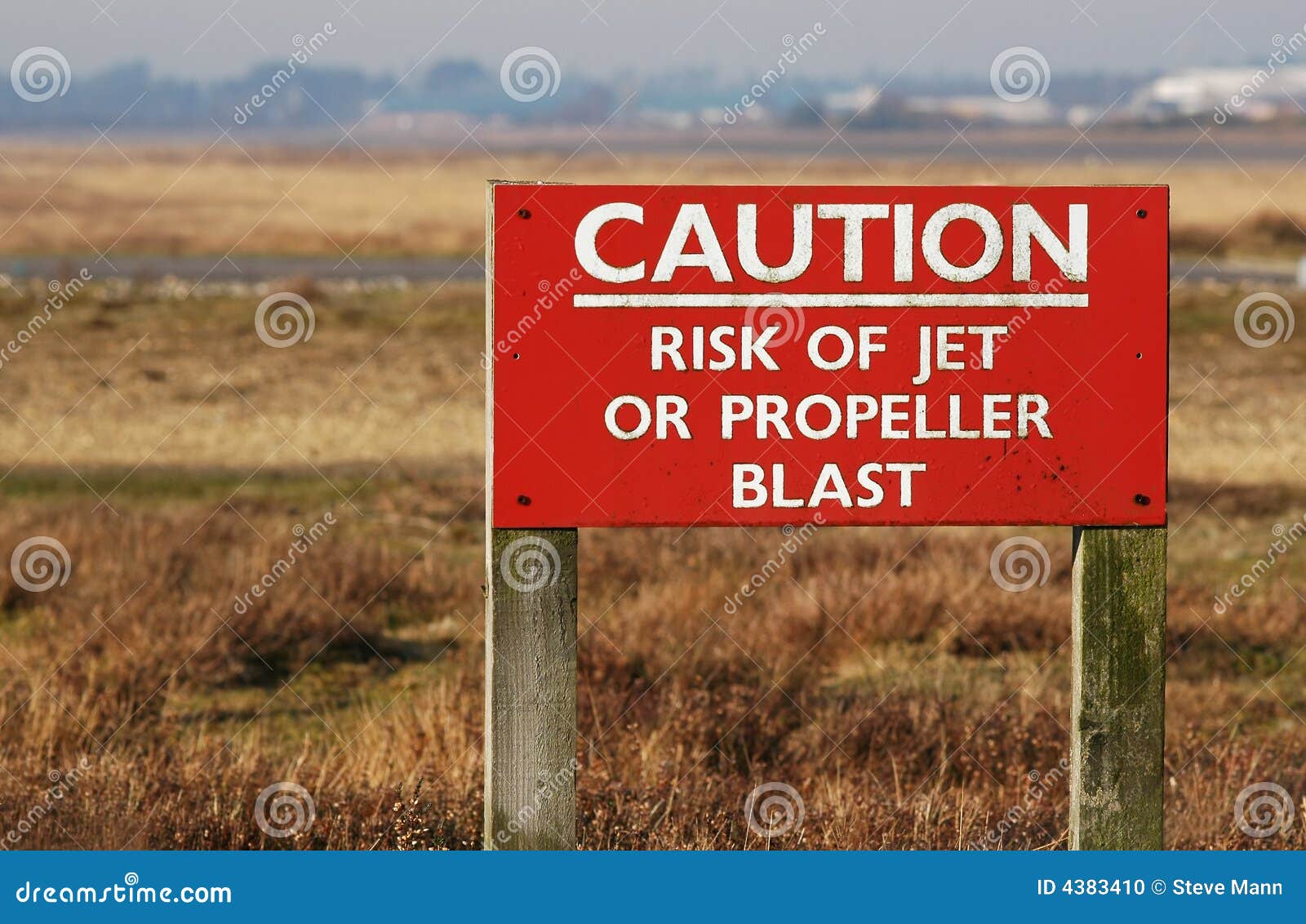 Caution - jet blast stock photo. Image of blasts, sign - 4383410