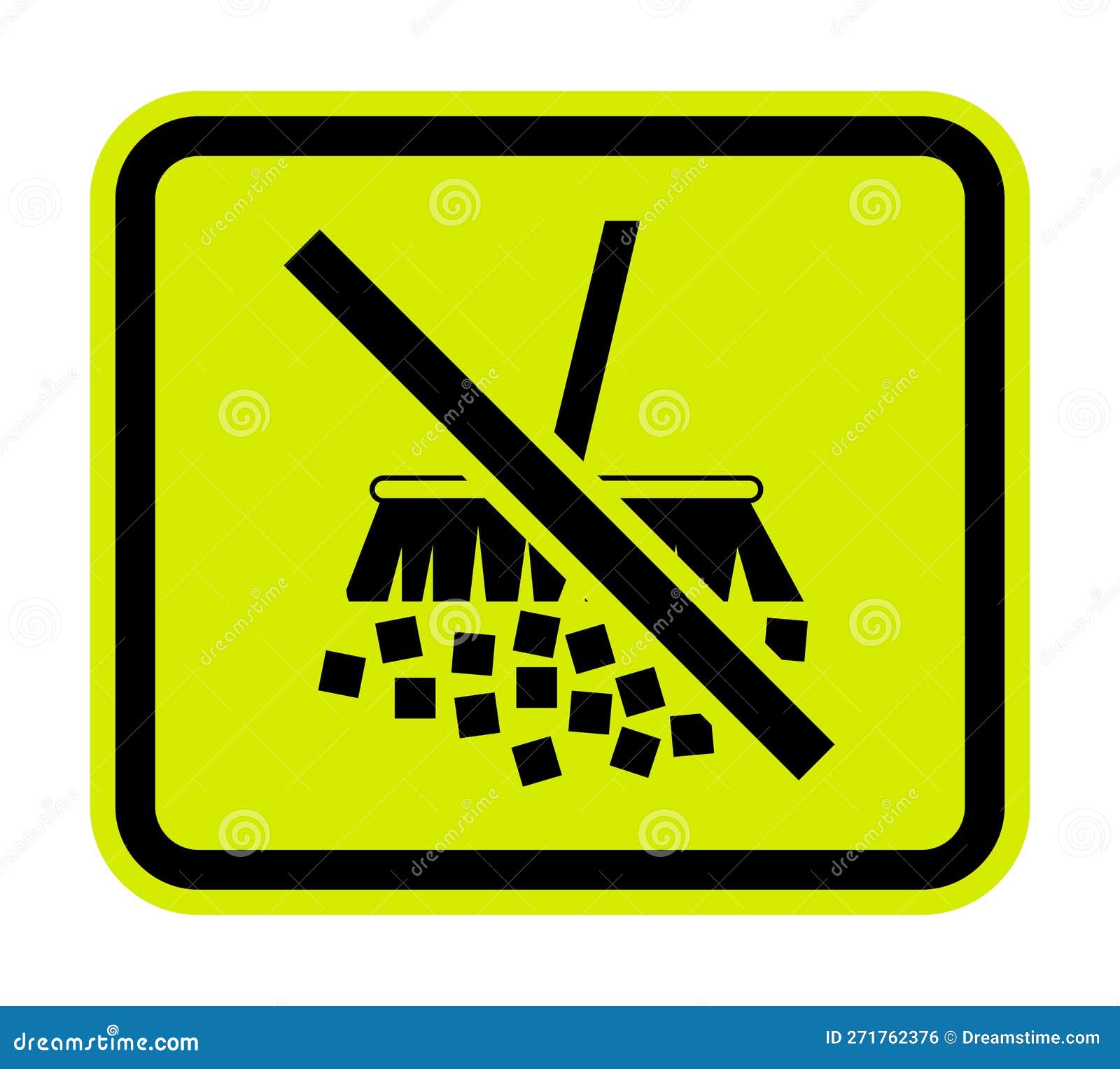 Caution Dust Hazard Wear Appropriate Dust Mask In This Area Symbol Sign ...