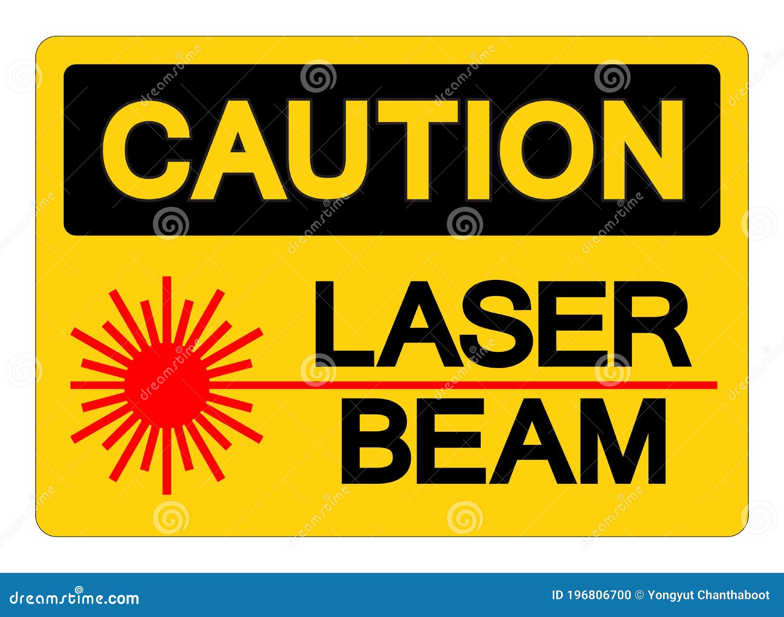Caution Laser 3R Symbol Sign ,Vector Illustration, Isolate On White ... Caution Laser 3R Symbol Sign ,Vector Illustration, Isolate On White ...