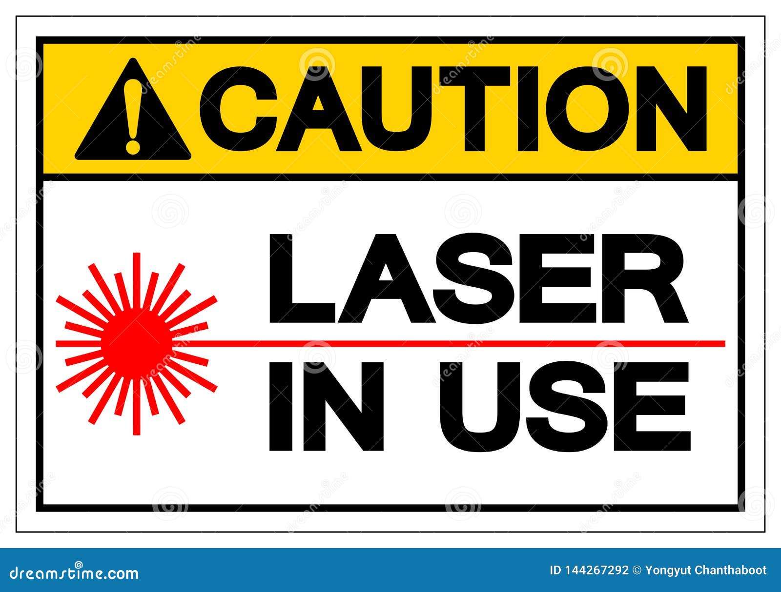 Caution Laser 3R Symbol Sign ,Vector Illustration, Isolate On White ... Caution Laser 3R Symbol Sign ,Vector Illustration, Isolate On White ...