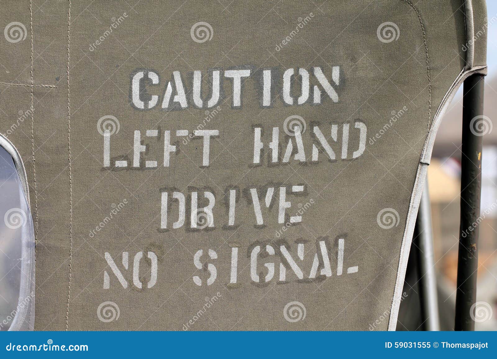 Caution Left Hand Drive No Signal Stock Image - Image of sign ...