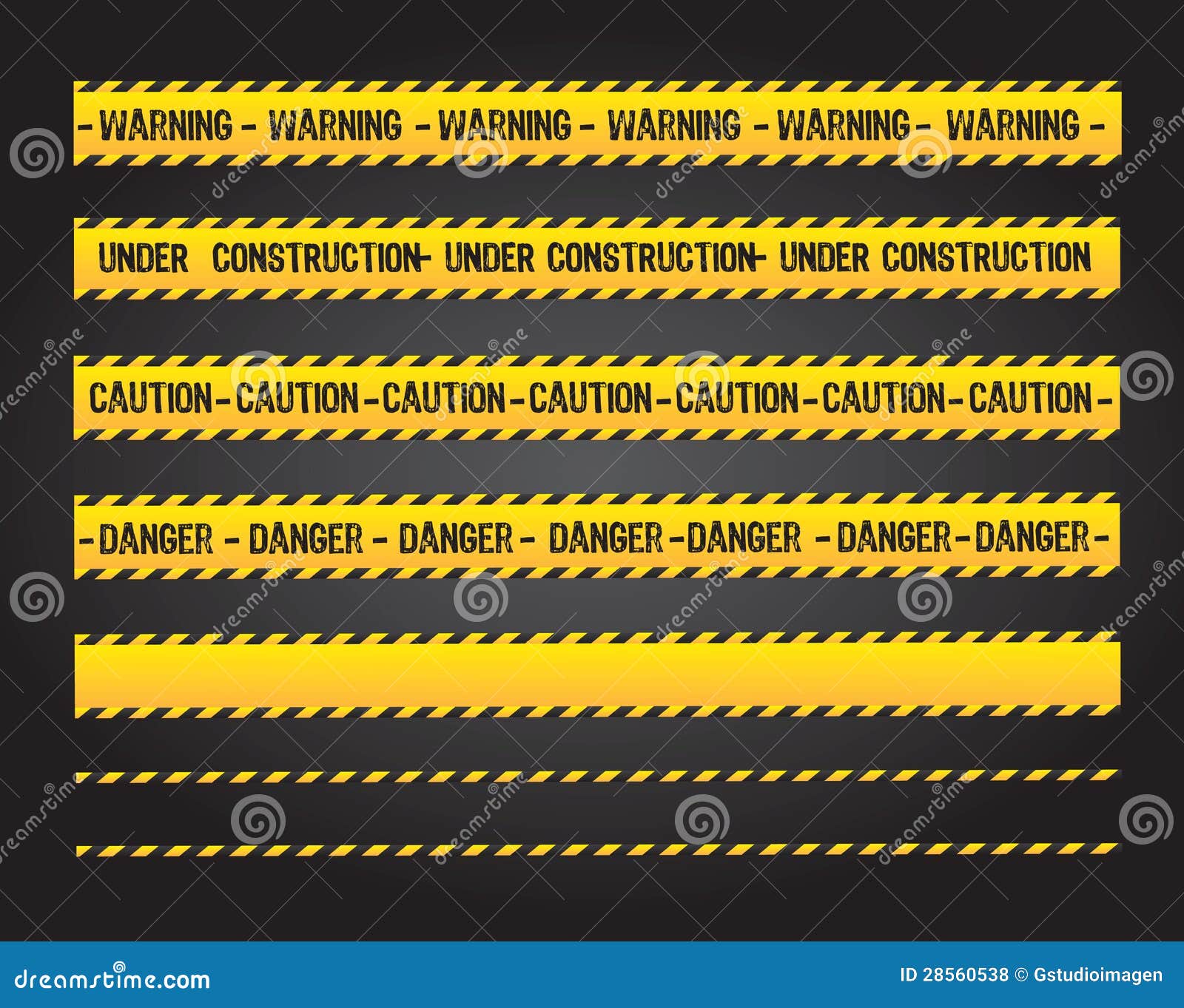 Caution lines stock vector. Illustration of boundary - 28560538