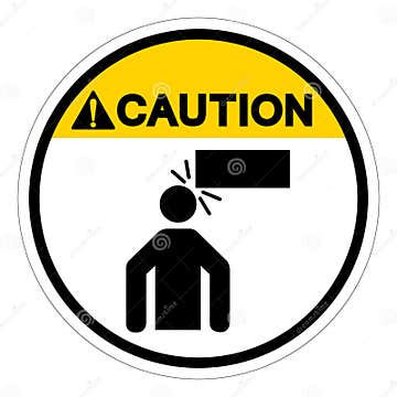 Caution Low Clearance Symbol Sign, Vector Illustration, Isolate on ...