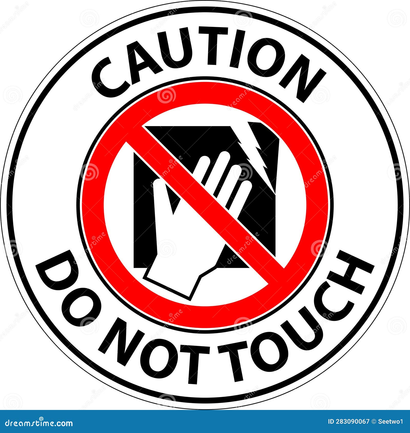 Caution This Machine Must Be Locked Out Prior To Servicing Sign Vector ...