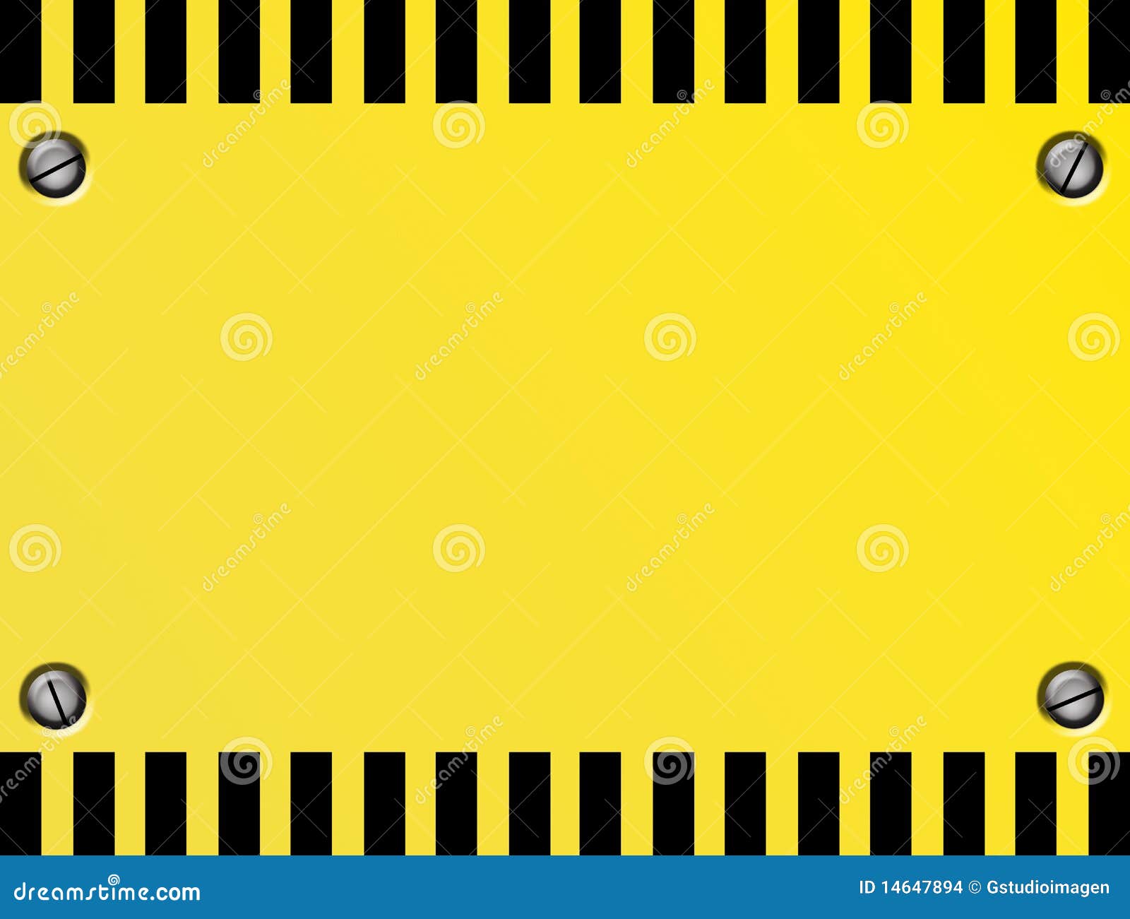 Caution Plate stock illustration. Illustration of hazardous - 14647894