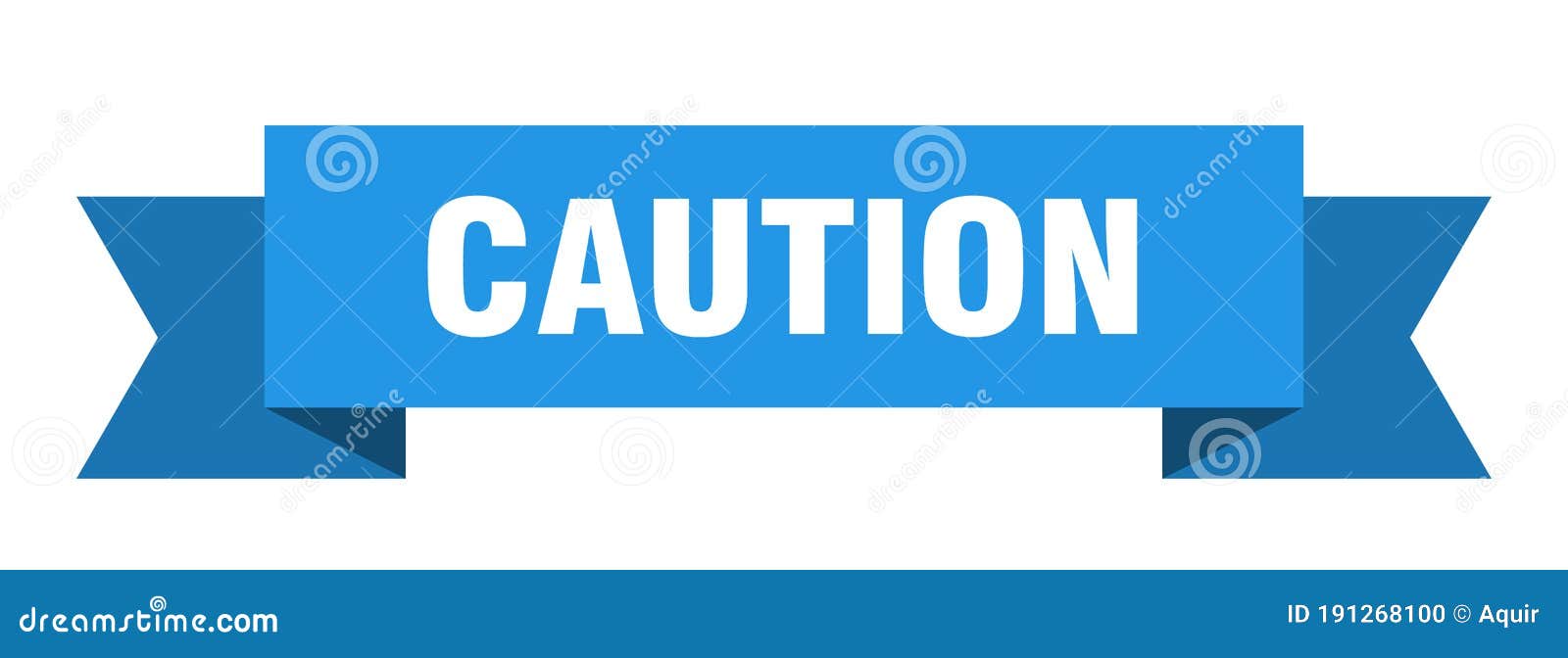 Caution ribbon. stock vector. Illustration of banner - 191268100