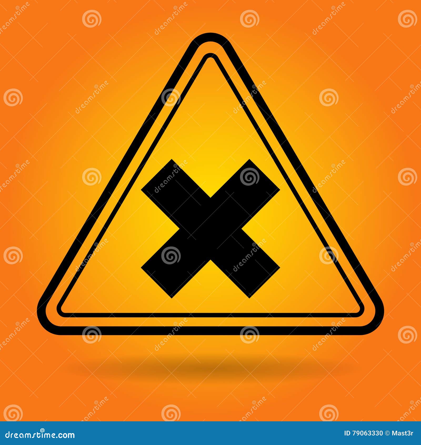 Caution Safety Sign Icon stock vector. Illustration of construction ...
