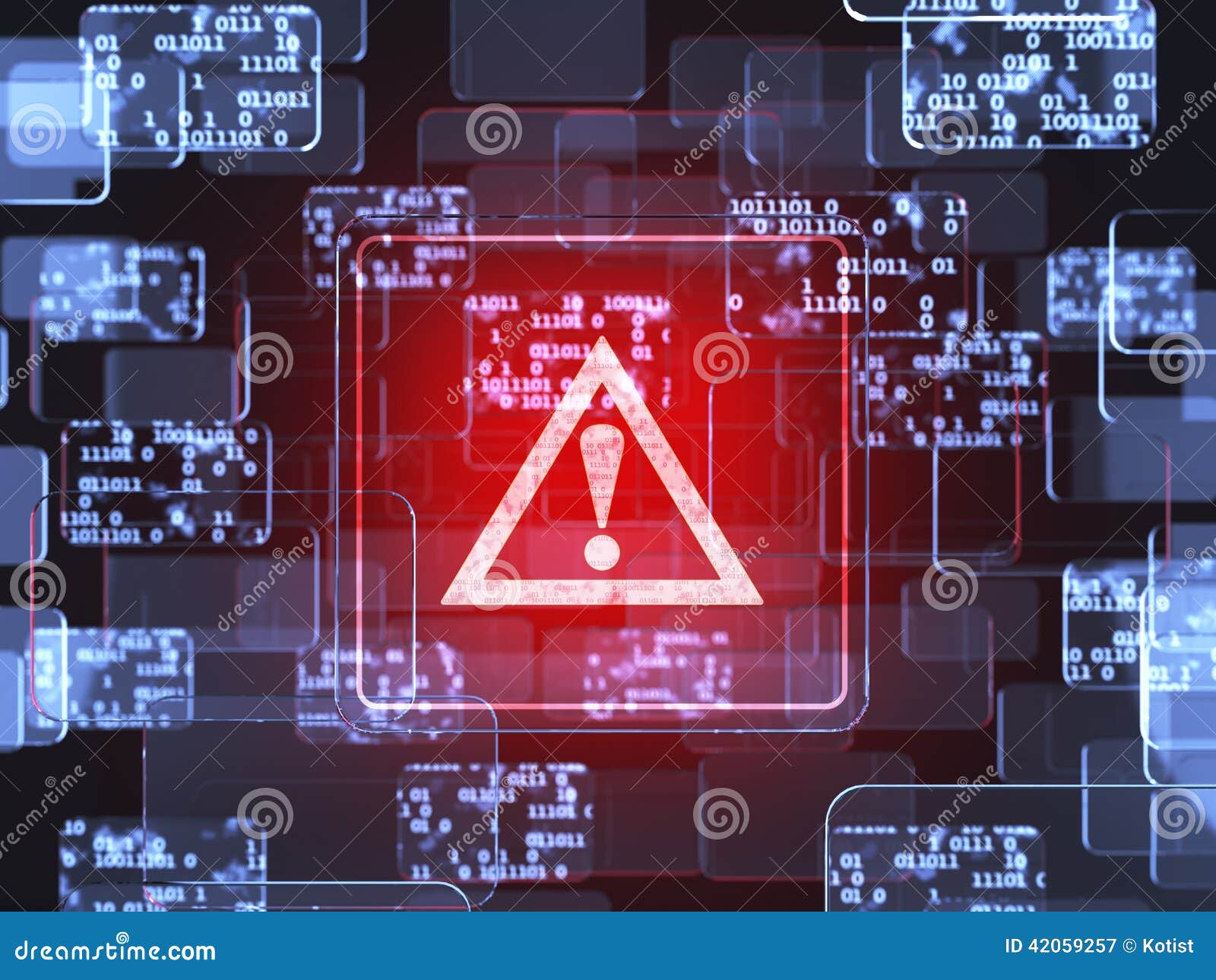Caution screen concept stock illustration. Illustration of risk - 42059257