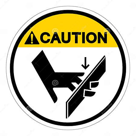 Caution Sharp Edges Will Cut Symbol Sign, Vector Illustration, Isolate ...