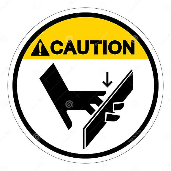 Caution Sharp Edges Will Cut Symbol Sign, Vector Illustration, Isolate ...