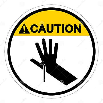 Caution Sharp Point Symbol Sign, Vector Illustration, Isolate on White ...