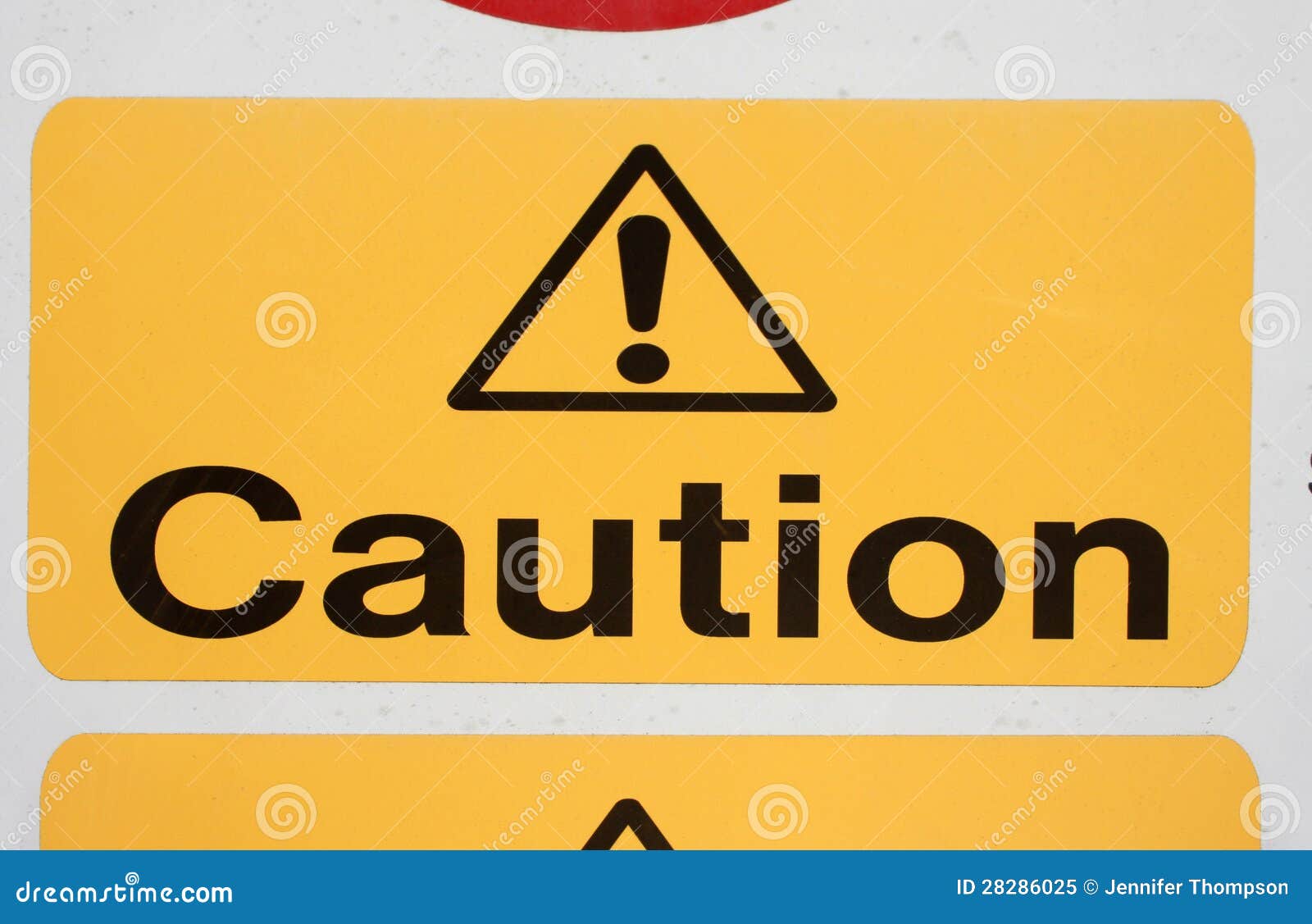 Caution sign stock image. Image of mark, triangle, caution - 28286025