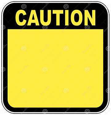 Caution sign stock vector. Illustration of informative - 5805208