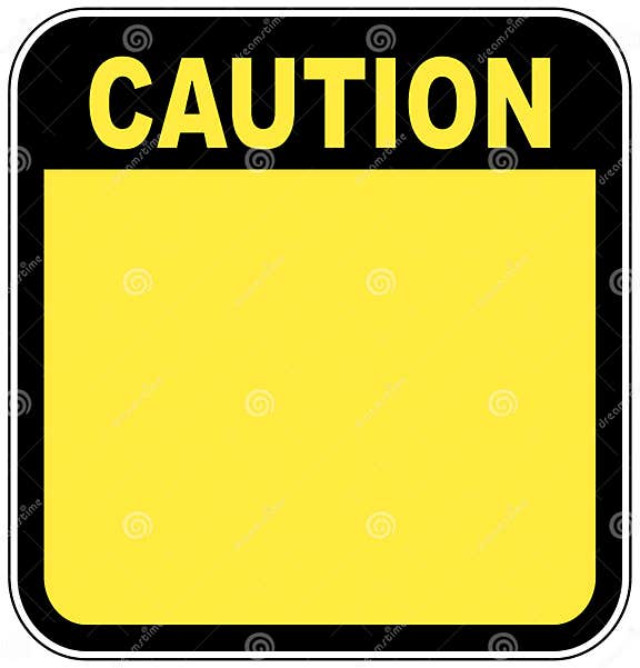 Caution sign stock vector. Illustration of informative - 5805208