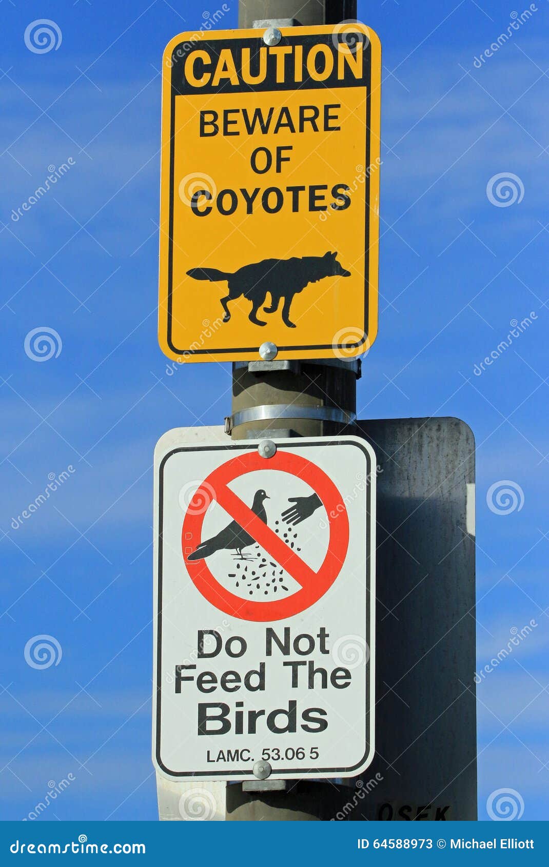 Caution Sign stock image. Image of animal, information - 64588973