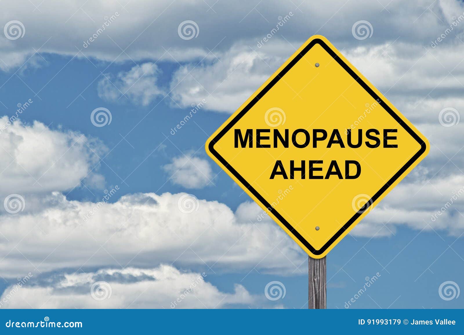 Caution Sign Blue Sky - Menopause Stock Image - Image of caution ...