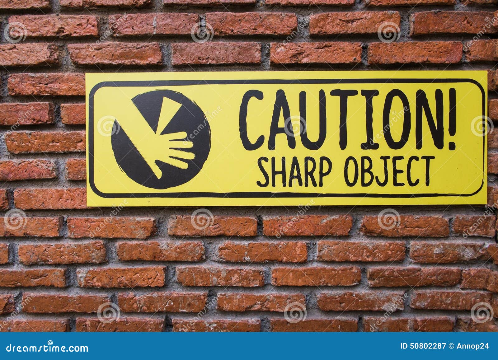 Caution Sharp Edges Watch Your Fingers Symbol Sign, Vector Illustration ...