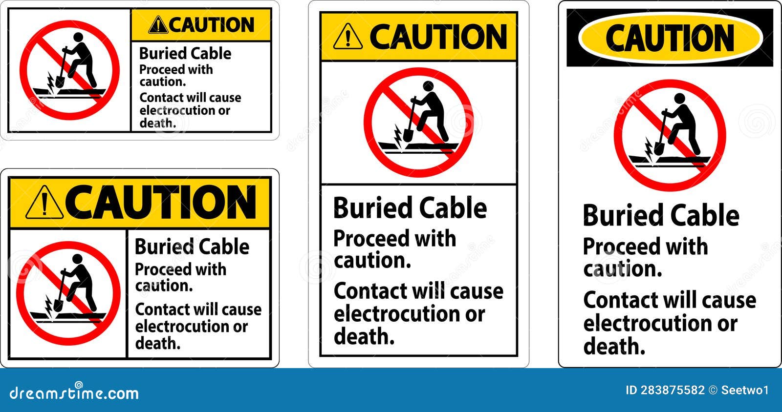Caution Electrocution Hazard Keep Ladder Away From Power Lines And Live ...