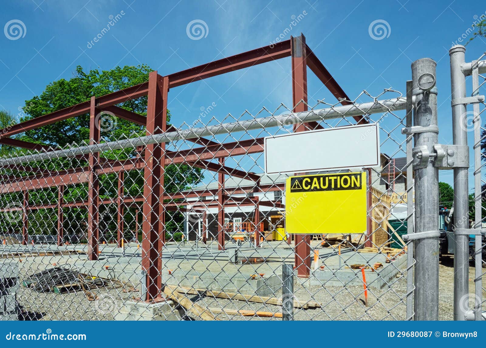 Caution Site Traffic Warning Sign Stock Photography | CartoonDealer.com ...