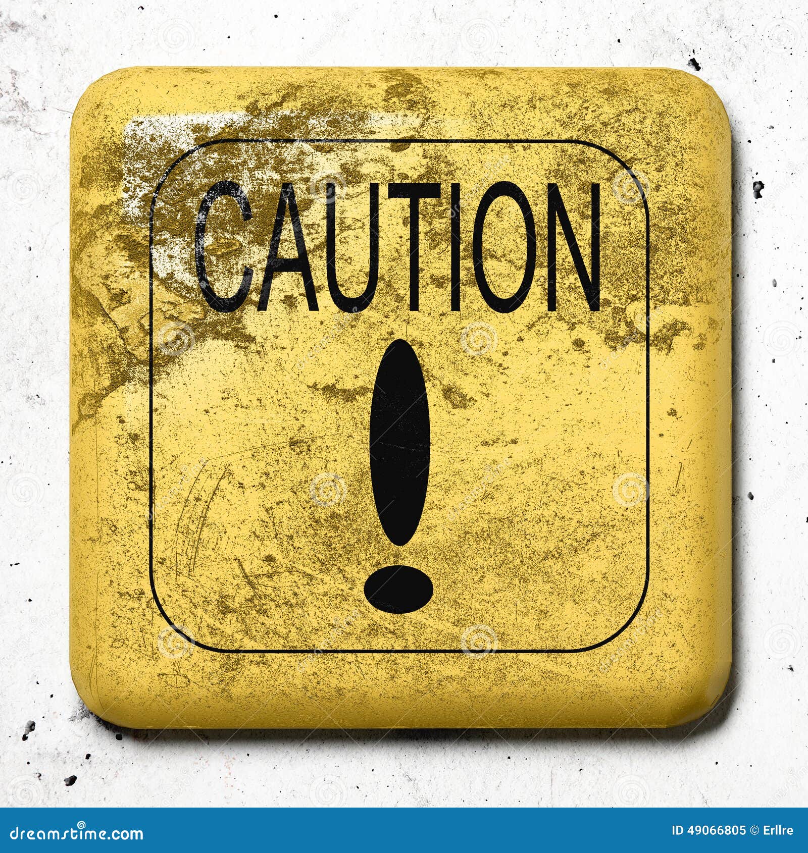 Caution sign stock illustration. Illustration of construction - 49066805