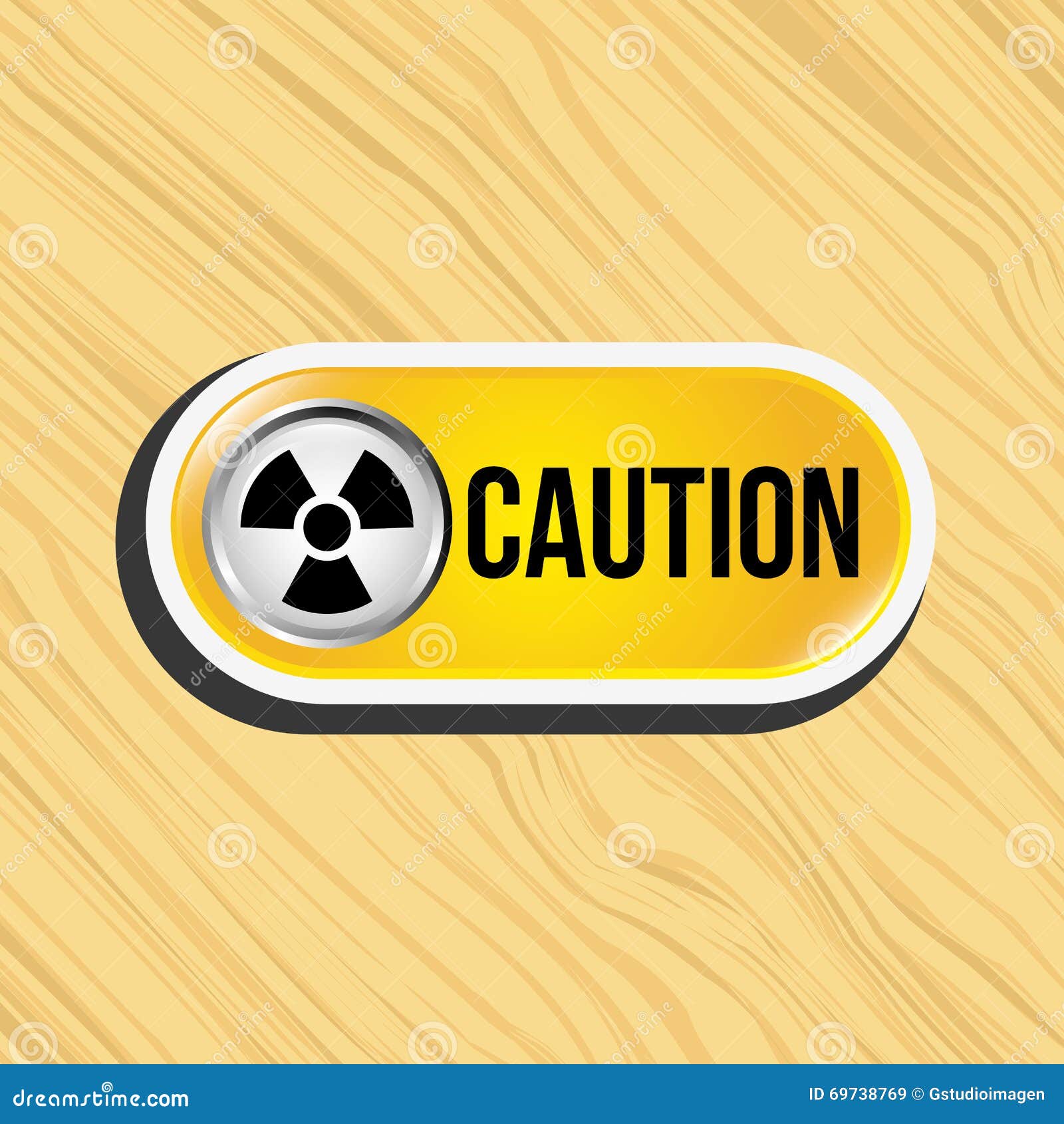 Caution sign design stock illustration. Illustration of notice - 69738769