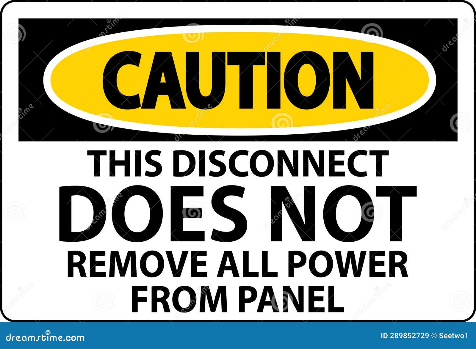 Caution Disconnect Mains Plug From Electrical Outlet Symbol Sign,Vector ...