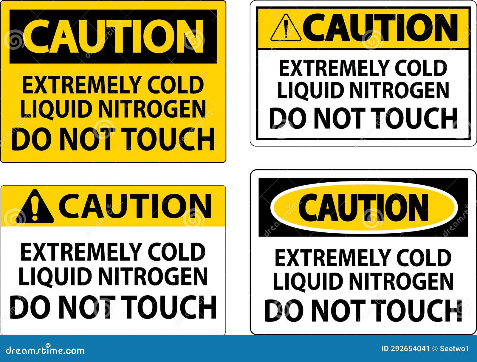 Caution Extremely Cold Surface Do Not Touch Symbol Sign, Vector ...