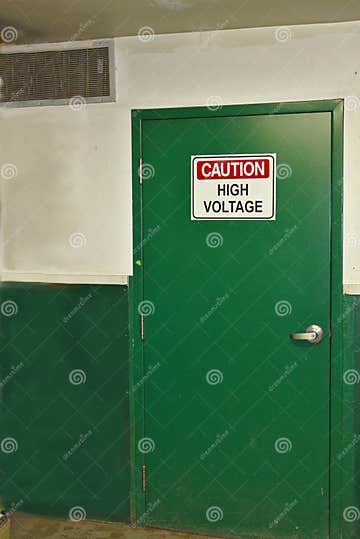 High voltage room stock image. Image of technology, risk - 143346639