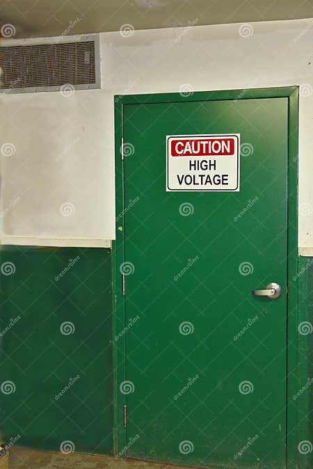 High voltage room stock image. Image of technology, risk - 143346639