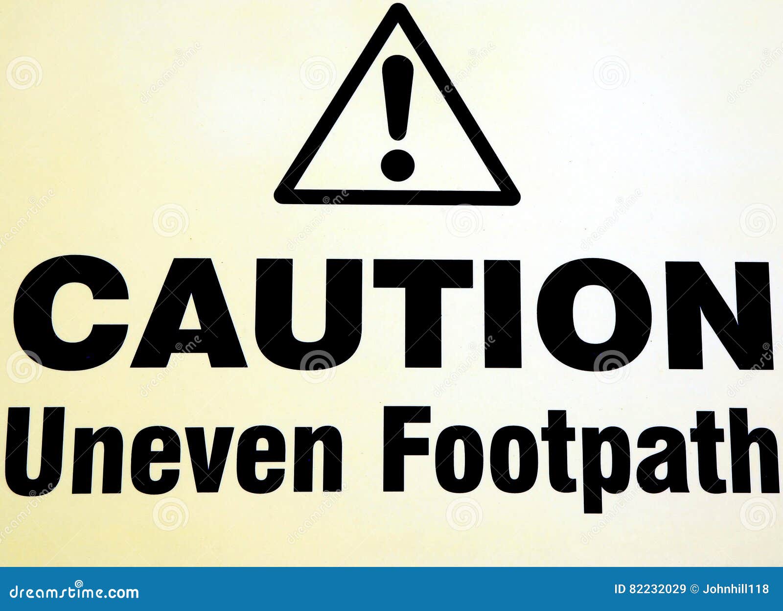 Caution ! stock image. Image of sign, balance, tripping - 82232029