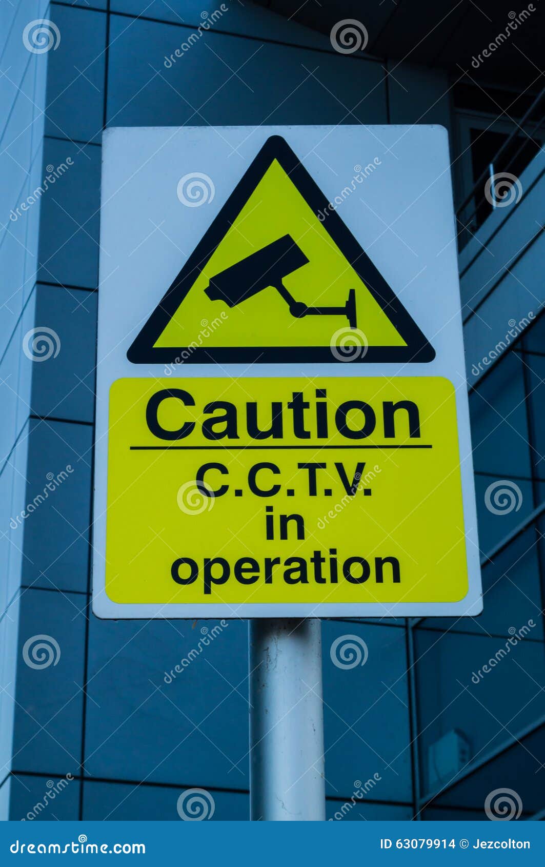 Caution Sign stock photo. Image of security, signage - 63079914