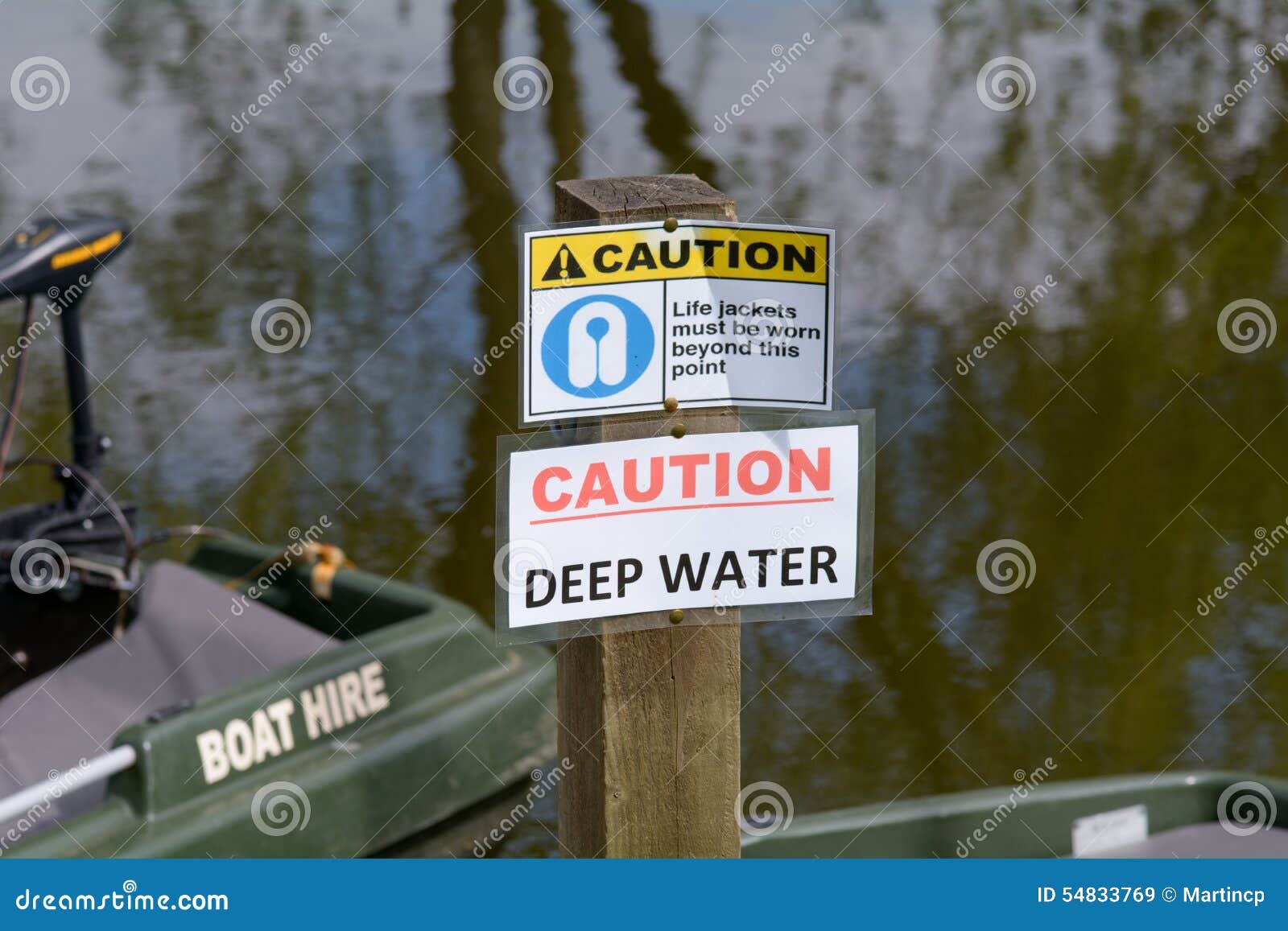 Caution Signs Besides River Stock Photos - Free & Royalty-Free Stock ...