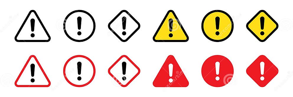 Caution Signs. Danger, Warning Sign, Attention Sign. Danger Icon ... Caution Signs. Danger, Warning Sign, Attention Sign. Danger Icon ...