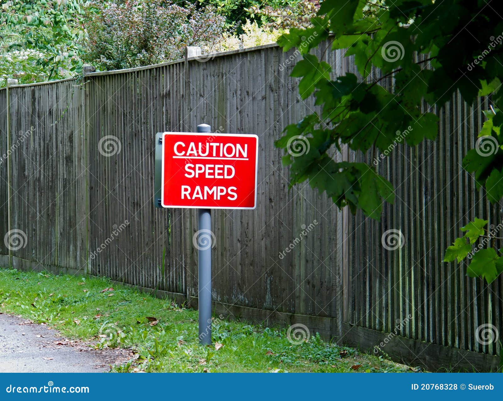 Caution Speed Ramp Warning Sign Royalty-Free Stock Photo ...