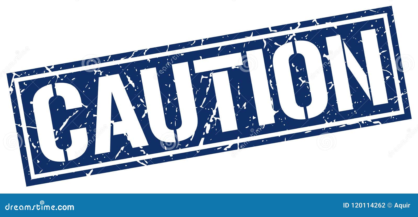 Caution stamp stock vector. Illustration of caution - 120114262