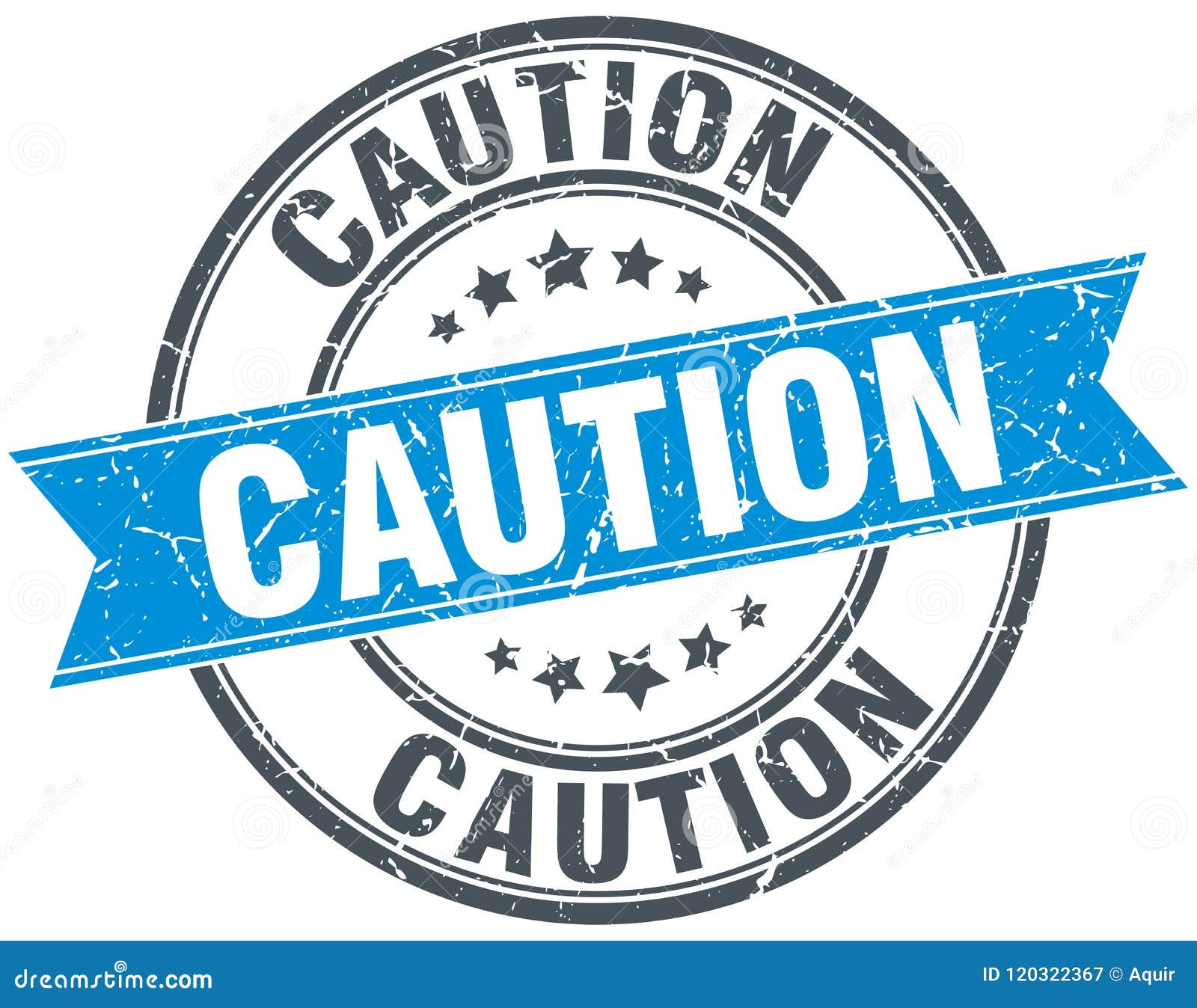 Caution stamp stock vector. Illustration of label, white - 120322367