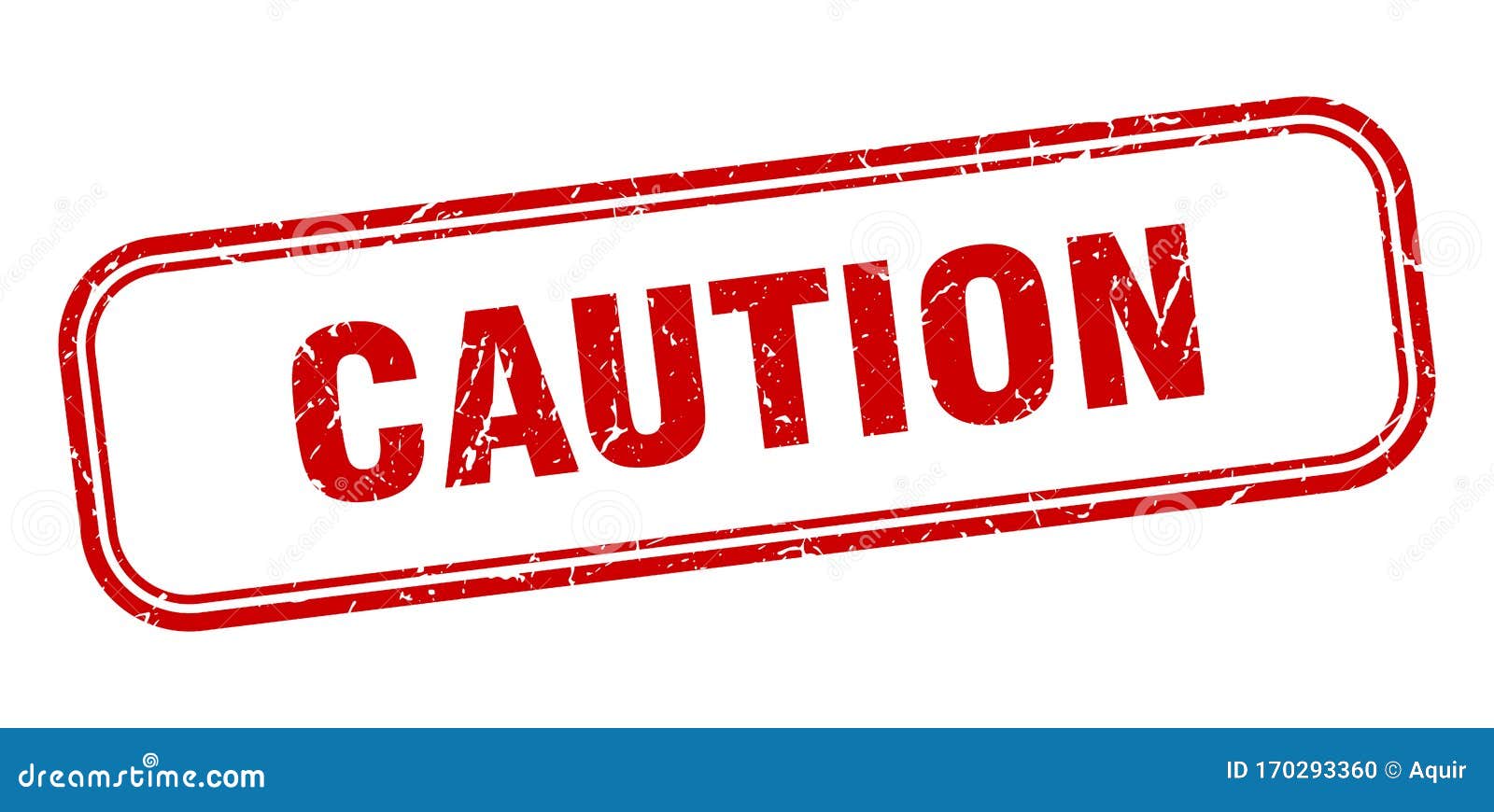 Caution Stamp. Caution Square Grunge Sign Stock Vector - Illustration ...