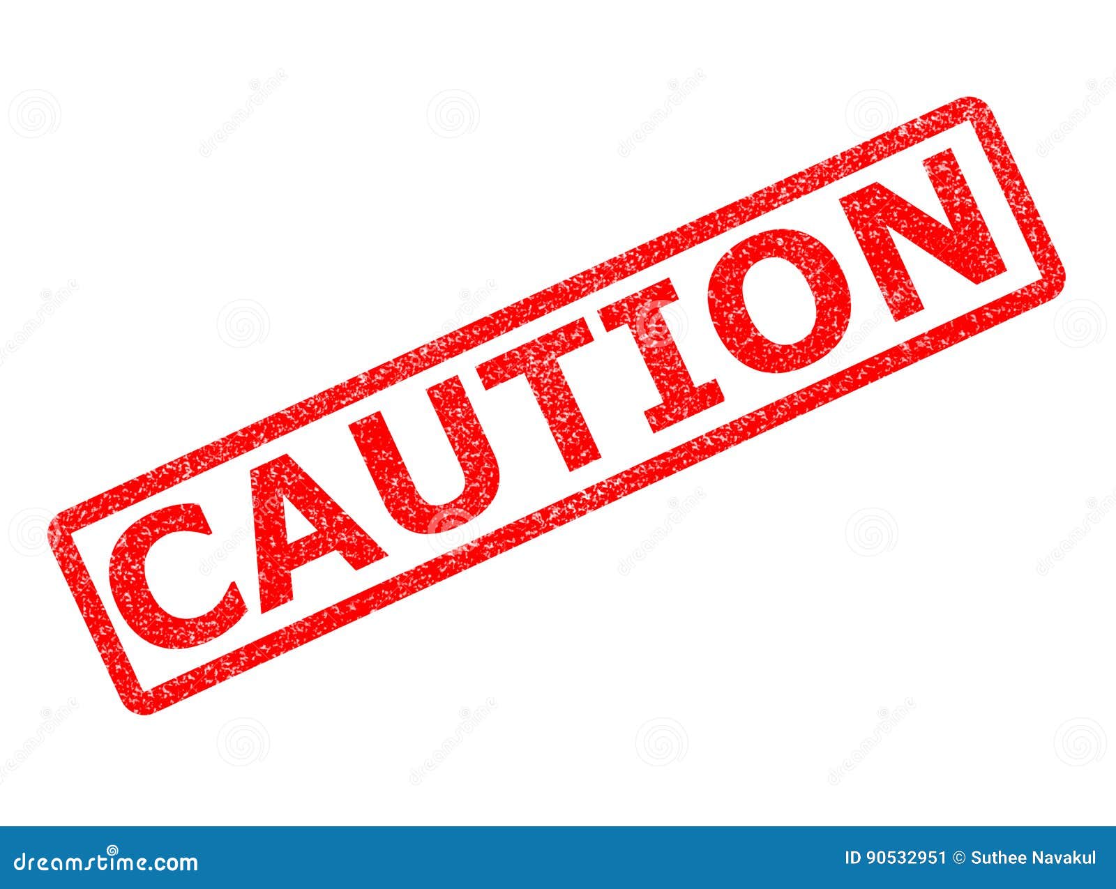 Caution Stamp Cartoon Vector | CartoonDealer.com #136943851