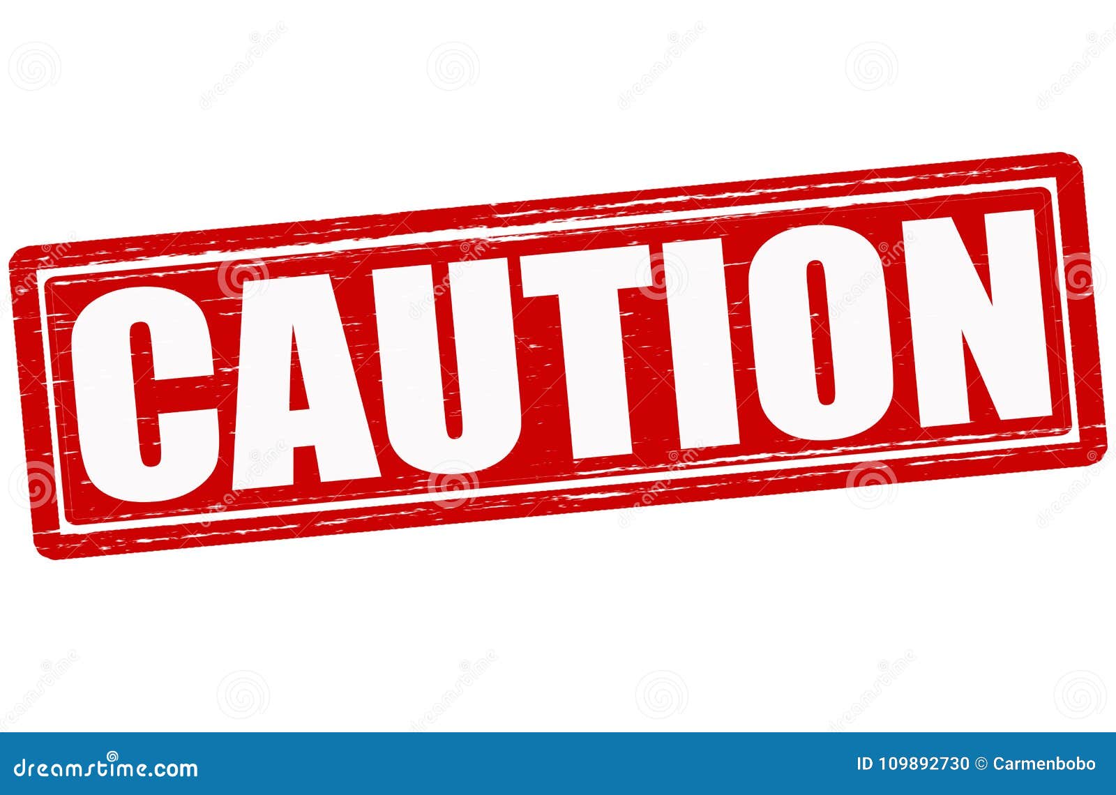 Caution stock illustration. Illustration of forewarn - 109892730