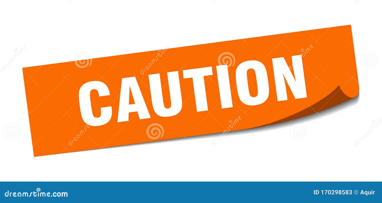 Caution Sticker. Caution Square Sign Stock Vector - Illustration of ...