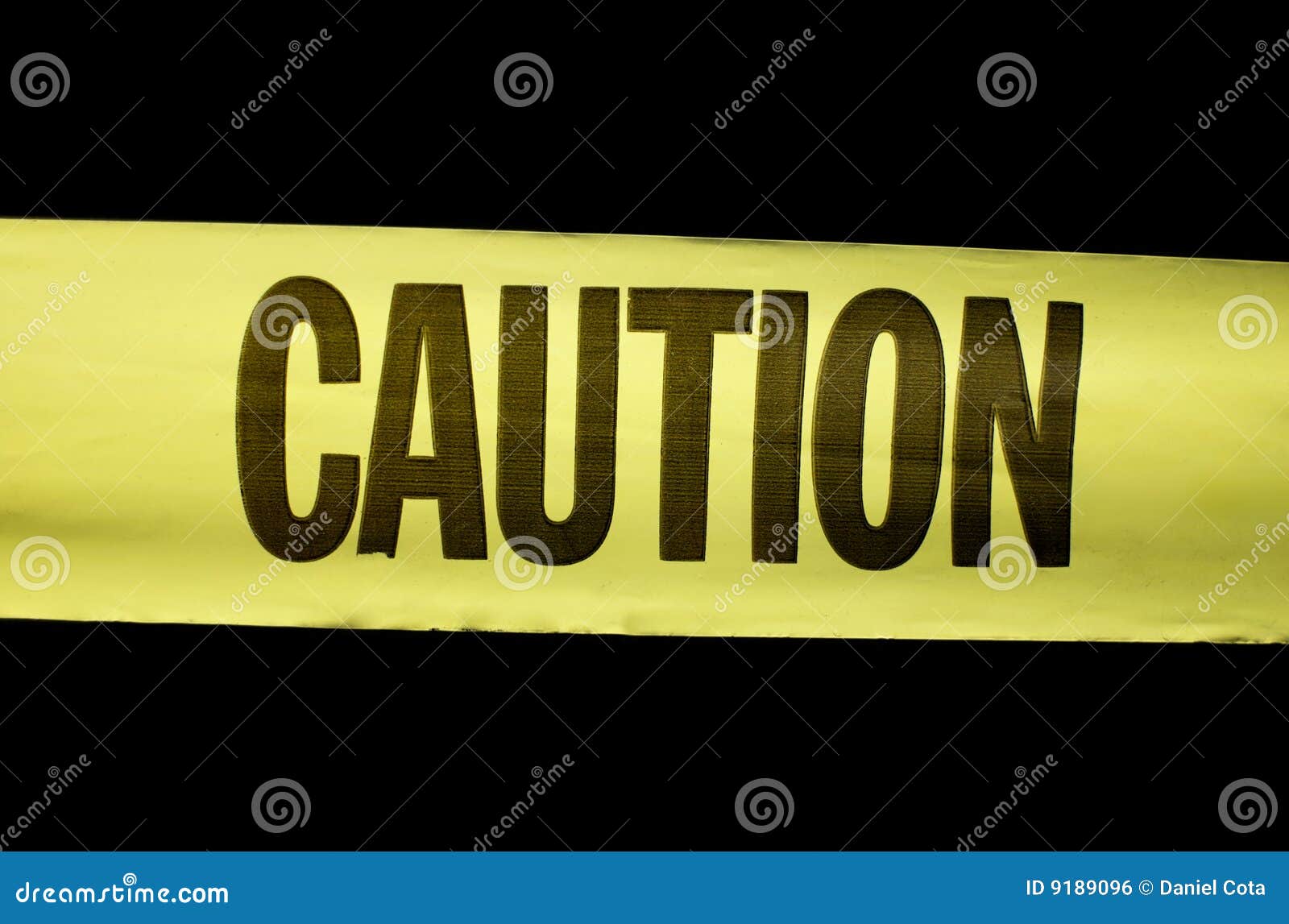 Caution Tape Tied To A Chain-link Fence Outside Of An Elementary School ...