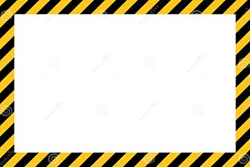 Caution Tape Border Design. Stock Vector - Illustration of poster ...