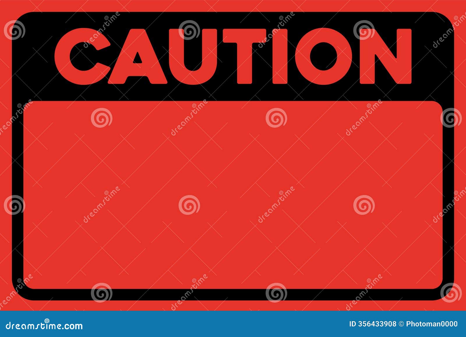Caution warning sign stock illustration. Illustration of color - 356433908