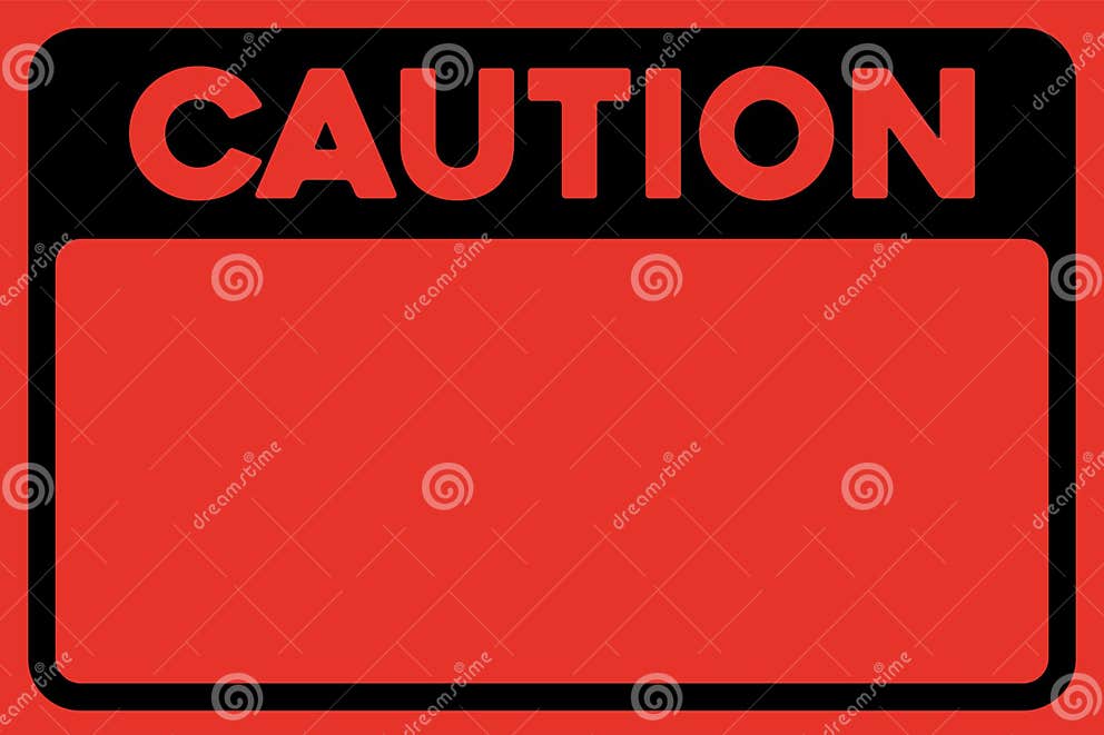 Caution warning sign stock illustration. Illustration of color - 356433908