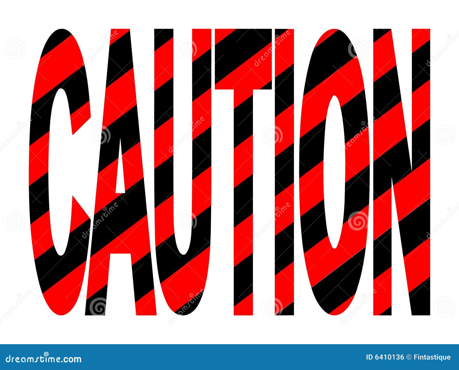 Caution text with stripes stock illustration. Illustration of caution ...