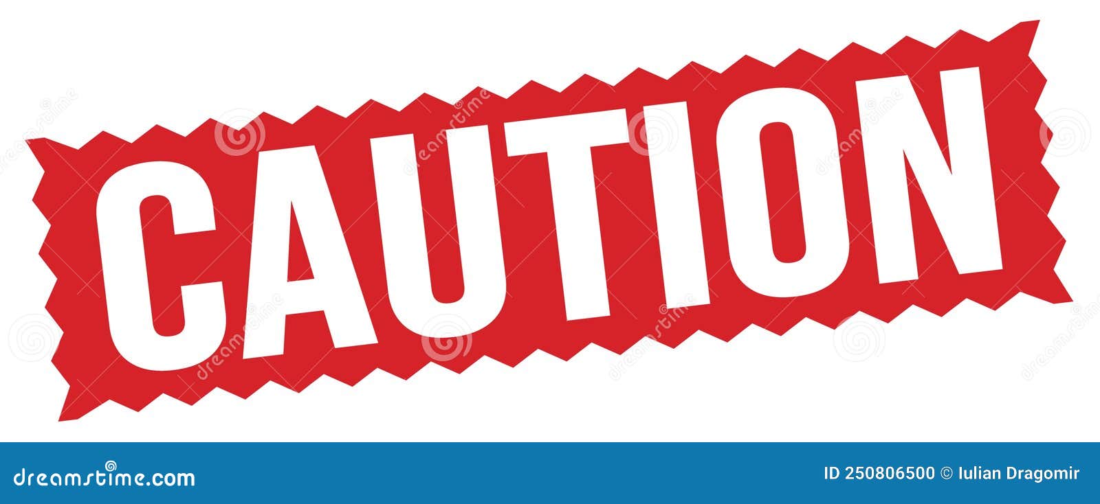 CAUTION Text Written on Red Stamp Sign Stock Illustration ...