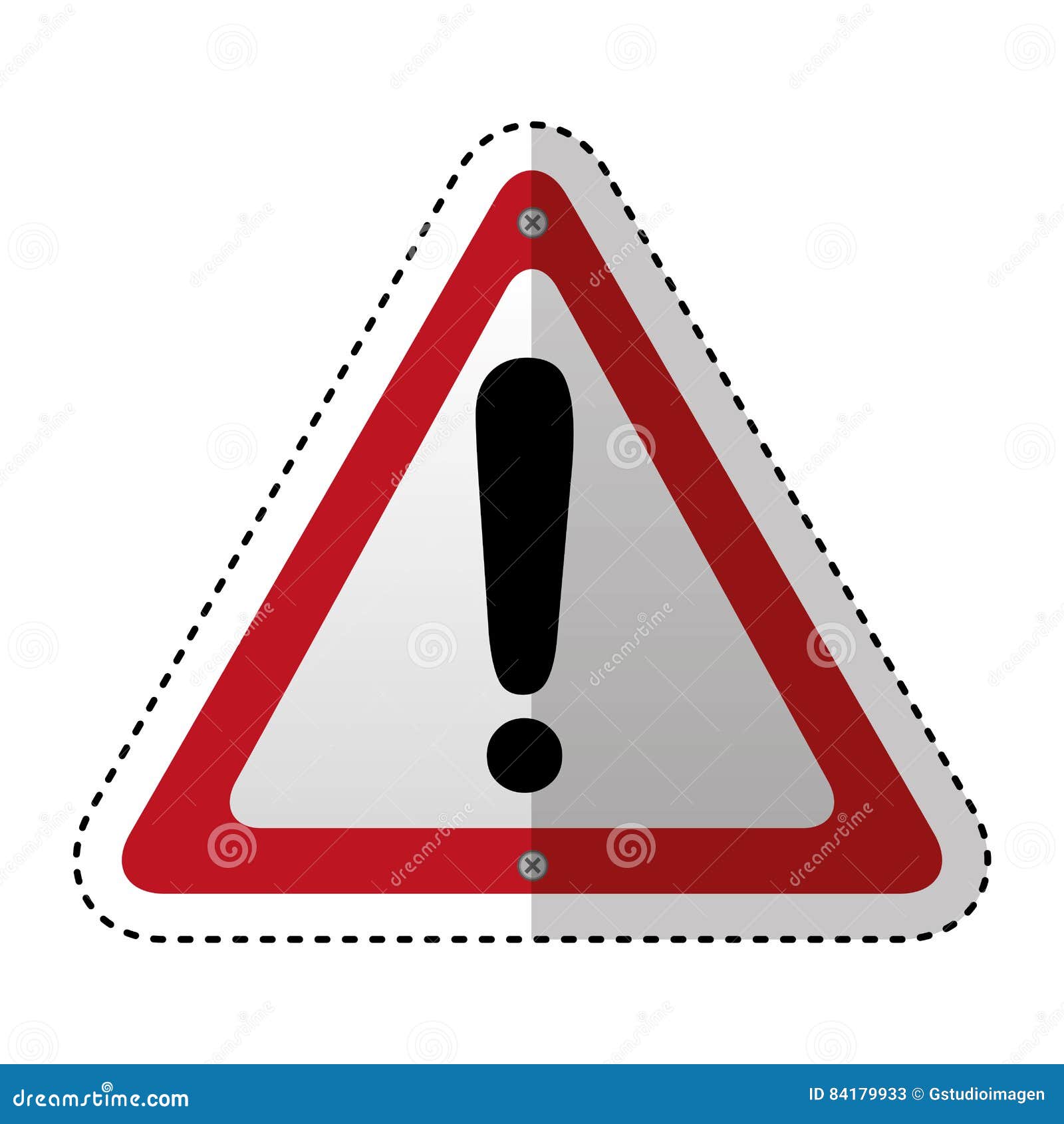 Caution Traffic Signal Information Icon Stock Illustration ...